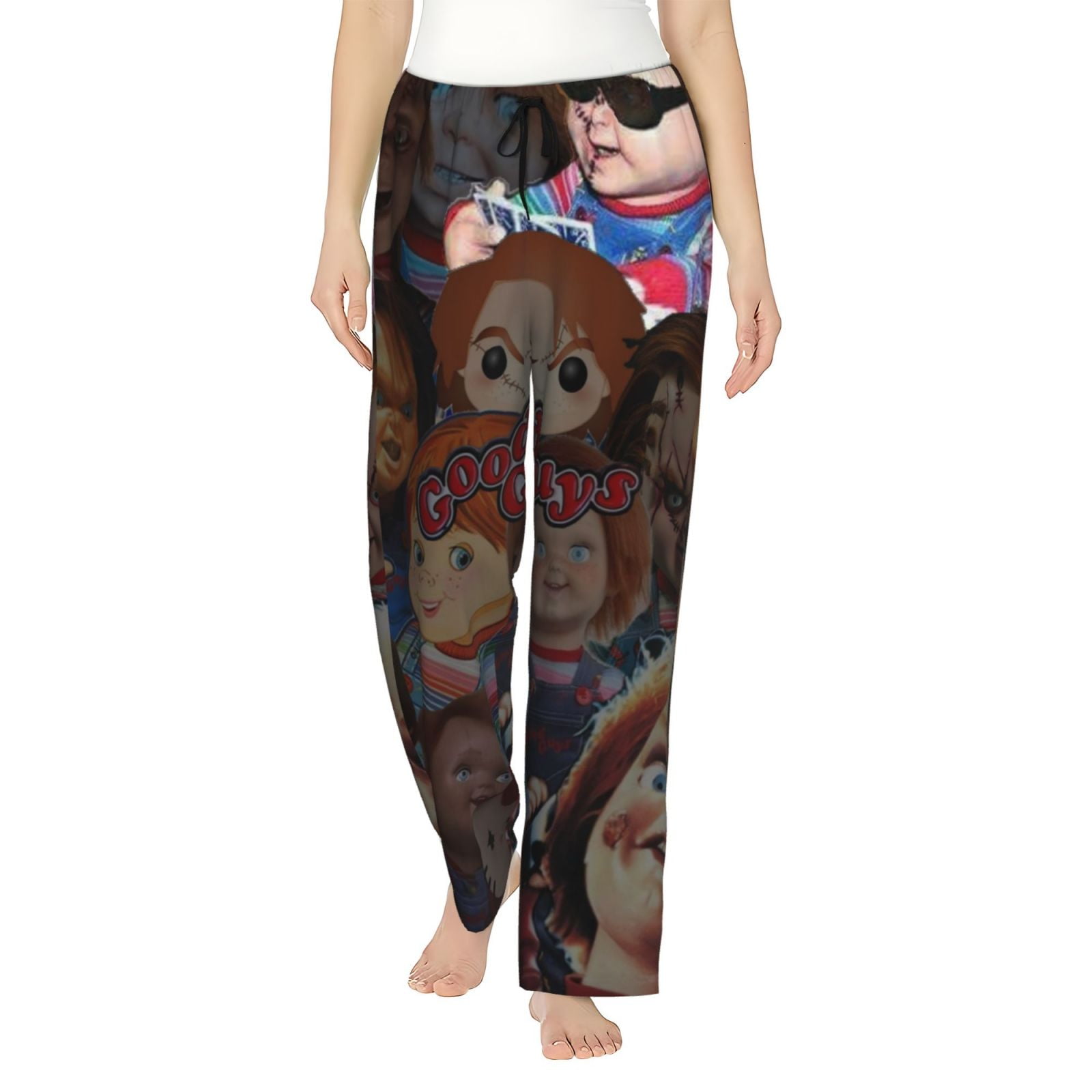 Chucky Women's Pajama Pants Ultra Soft Comfy Sleep Lounge Pants Cartoon ...
