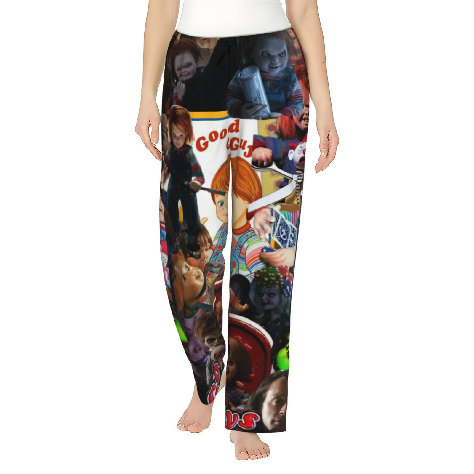 Chucky Women's Pajama Pants Ultra Soft Comfy Sleep Lounge Pants Cartoon ...