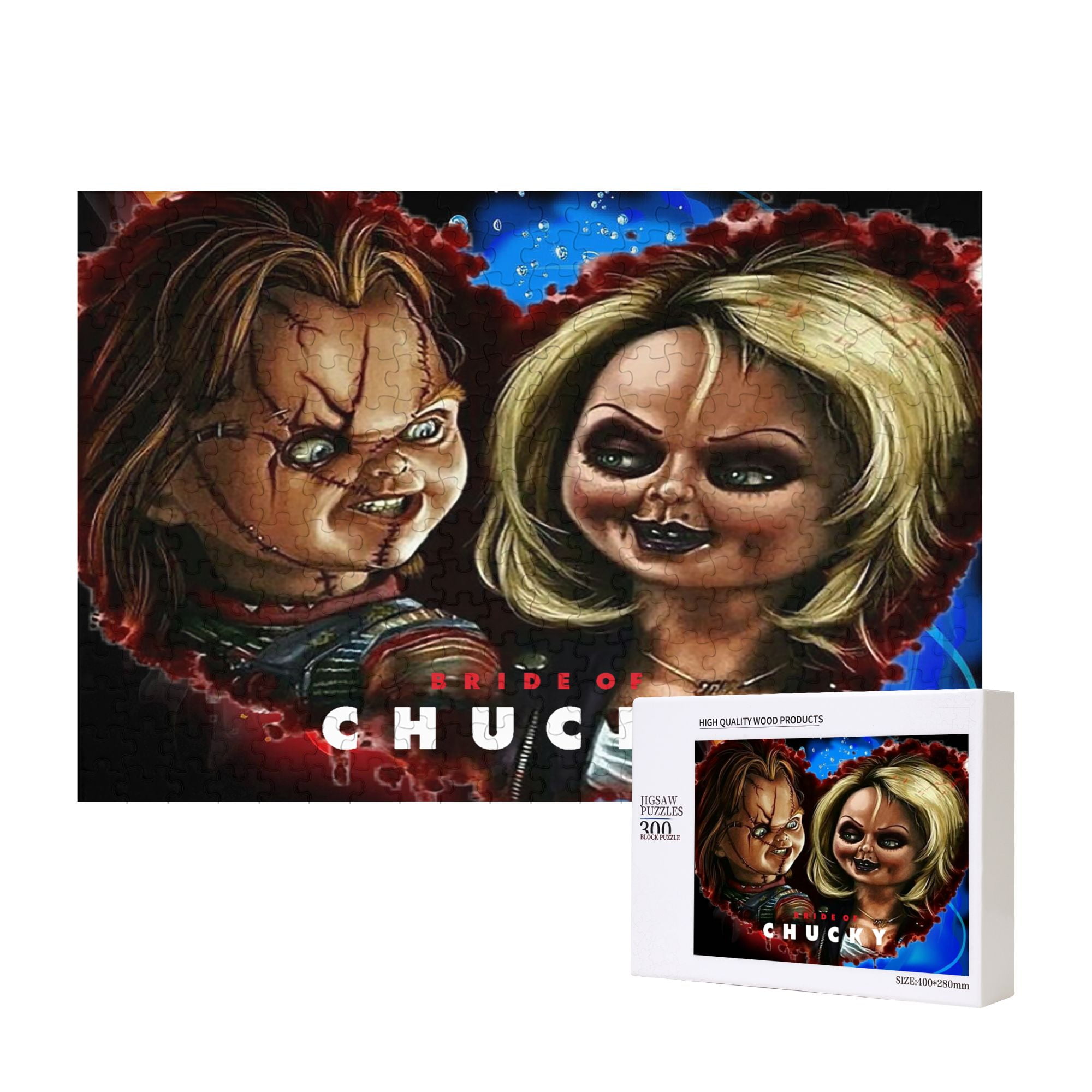 Chucky Wooden Jigsaw Puzzle for Adults 300 Piece Puzzle Thick Sturdy ...