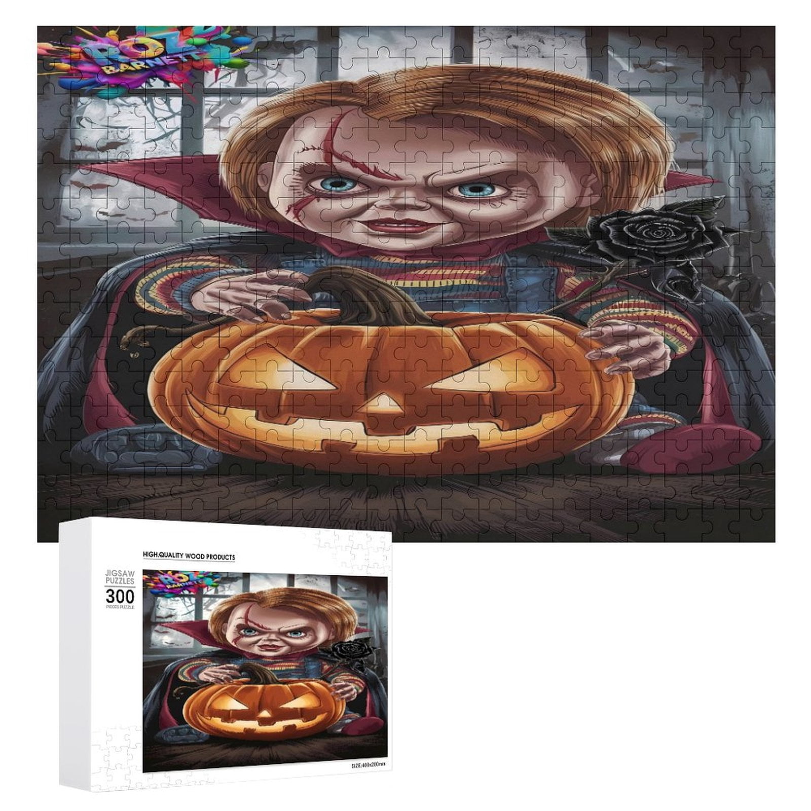 Chucky Wooden Picture Puzzle-Eco-Friendly Wood, Educational Toy That ...