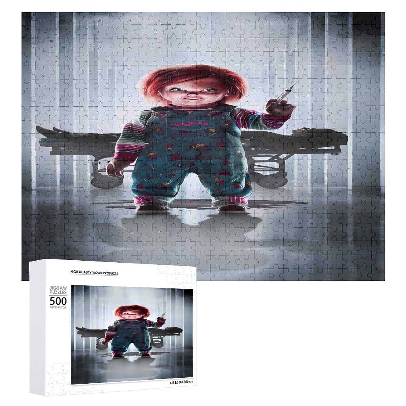 Chucky Wooden Picture Puzzle-Eco-Friendly Wood, Educational Toy That ...