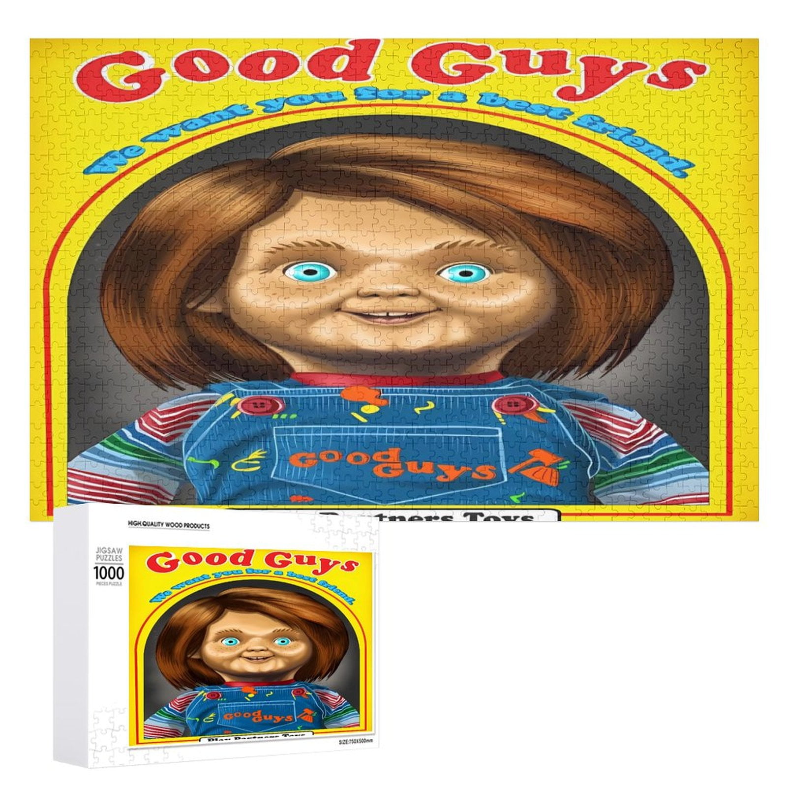 Chucky Wooden Picture Puzzle-Eco-Friendly Wood, Educational Toy That ...