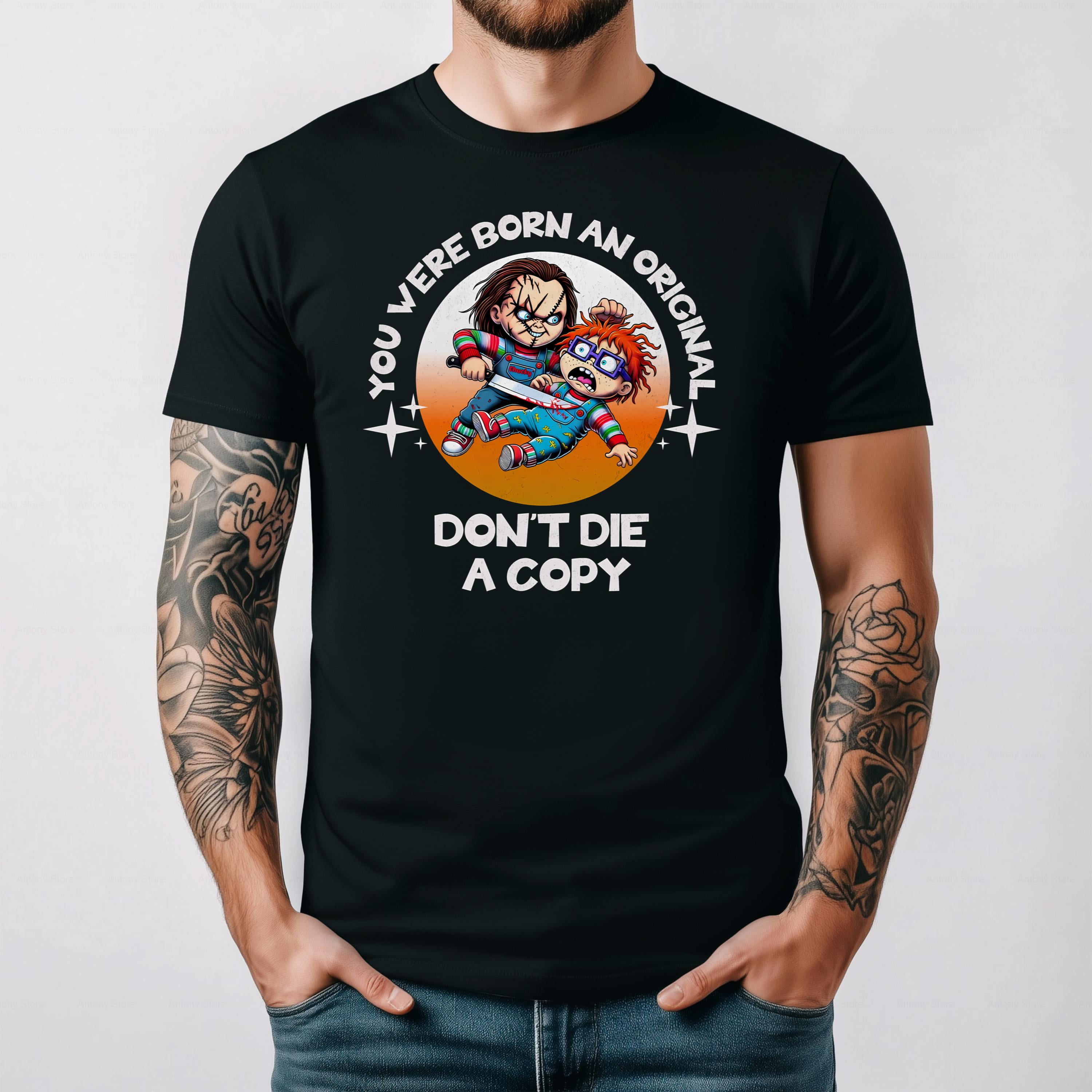 Chucky vs Chuckie Rugrats Funny Horror Parody T-shirt up to size 5XL - Walmart.com