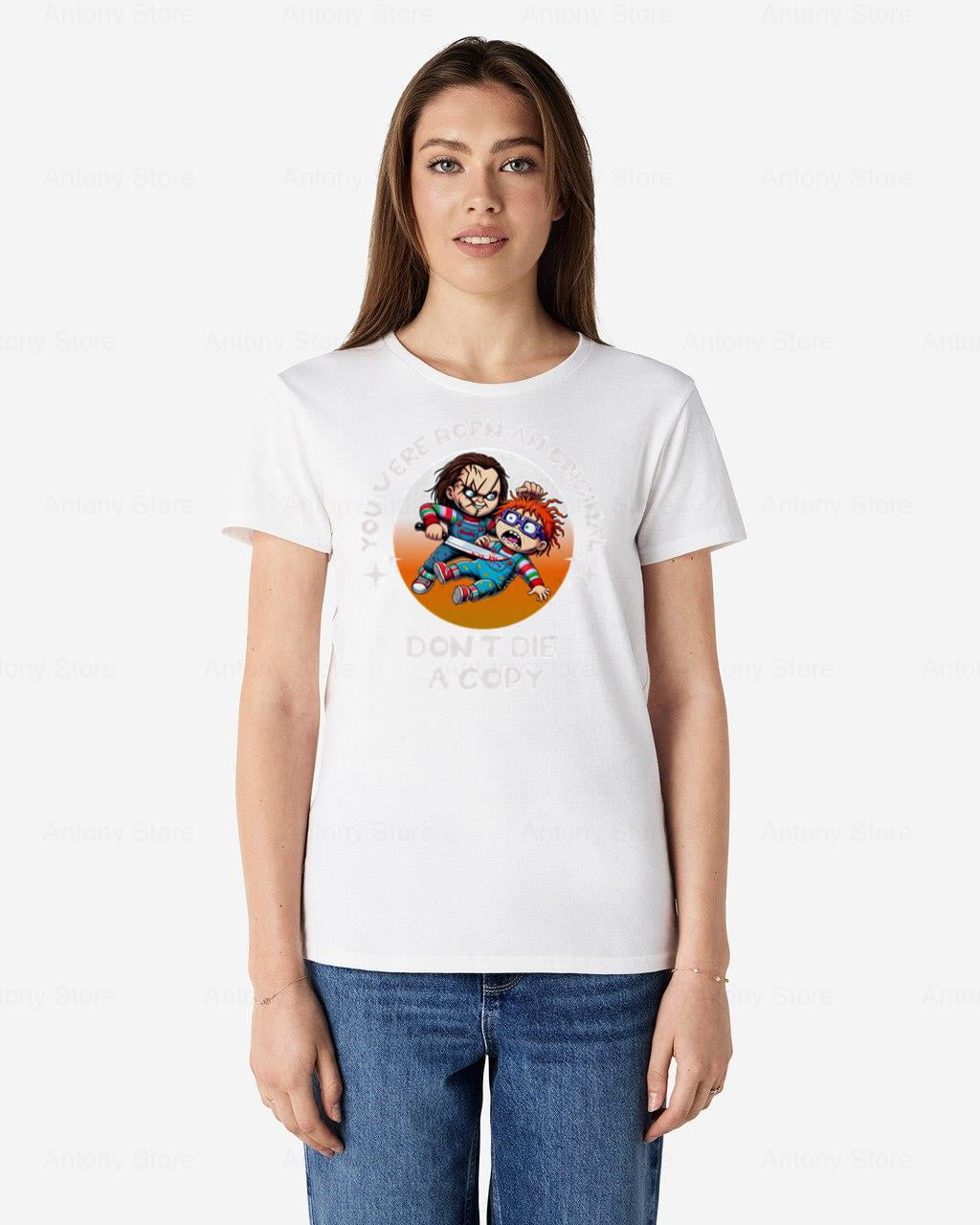 Chucky vs Chuckie Rugrats Funny Horror Parody T-shirt up to size 5XL ...