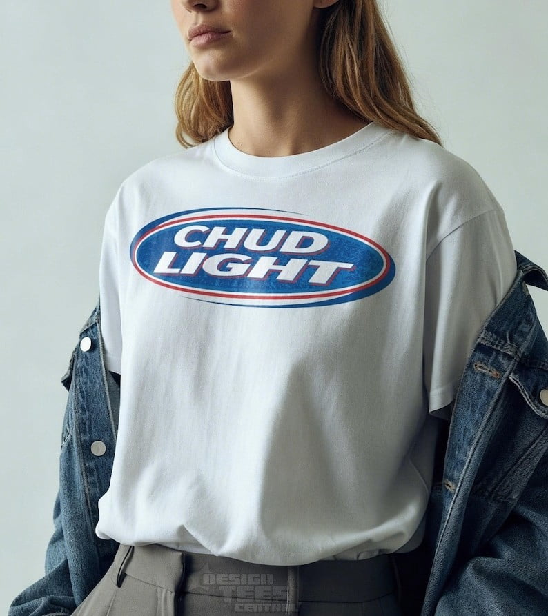 Chud Light Funny Sarcastic Meme Humor Internet Culture Trend T-Shirt ...