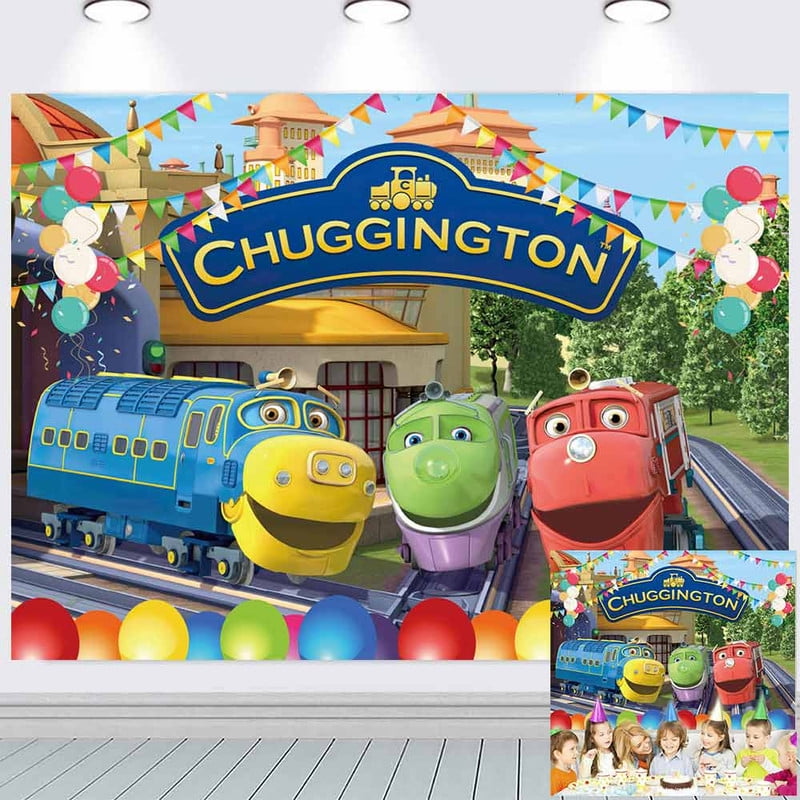 Chuggington Backdrop Banner Party Supplies Poster Movie Theme ...