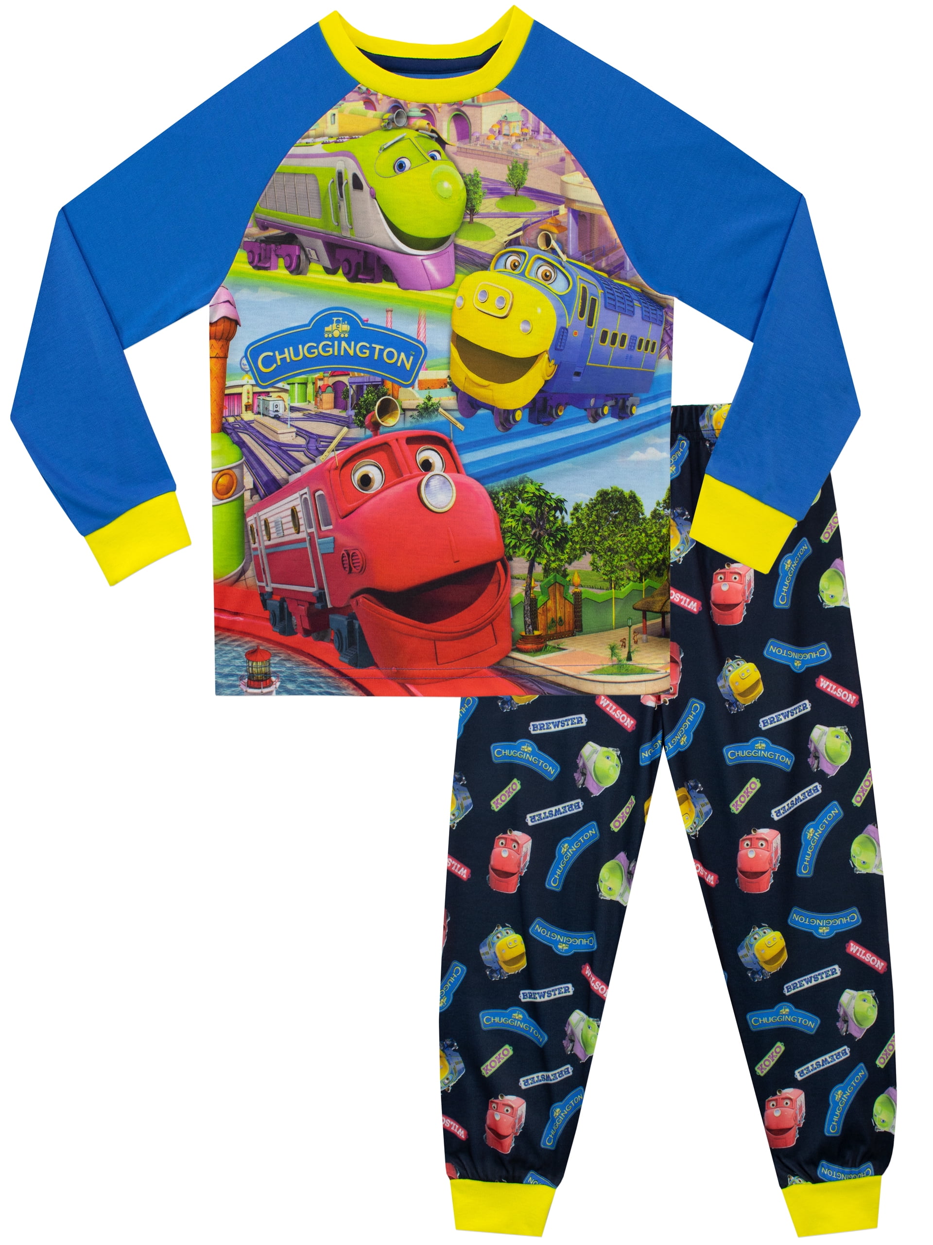 Chuggington Boys Pajamas Blue Sizes 2T-7 - Walmart.com