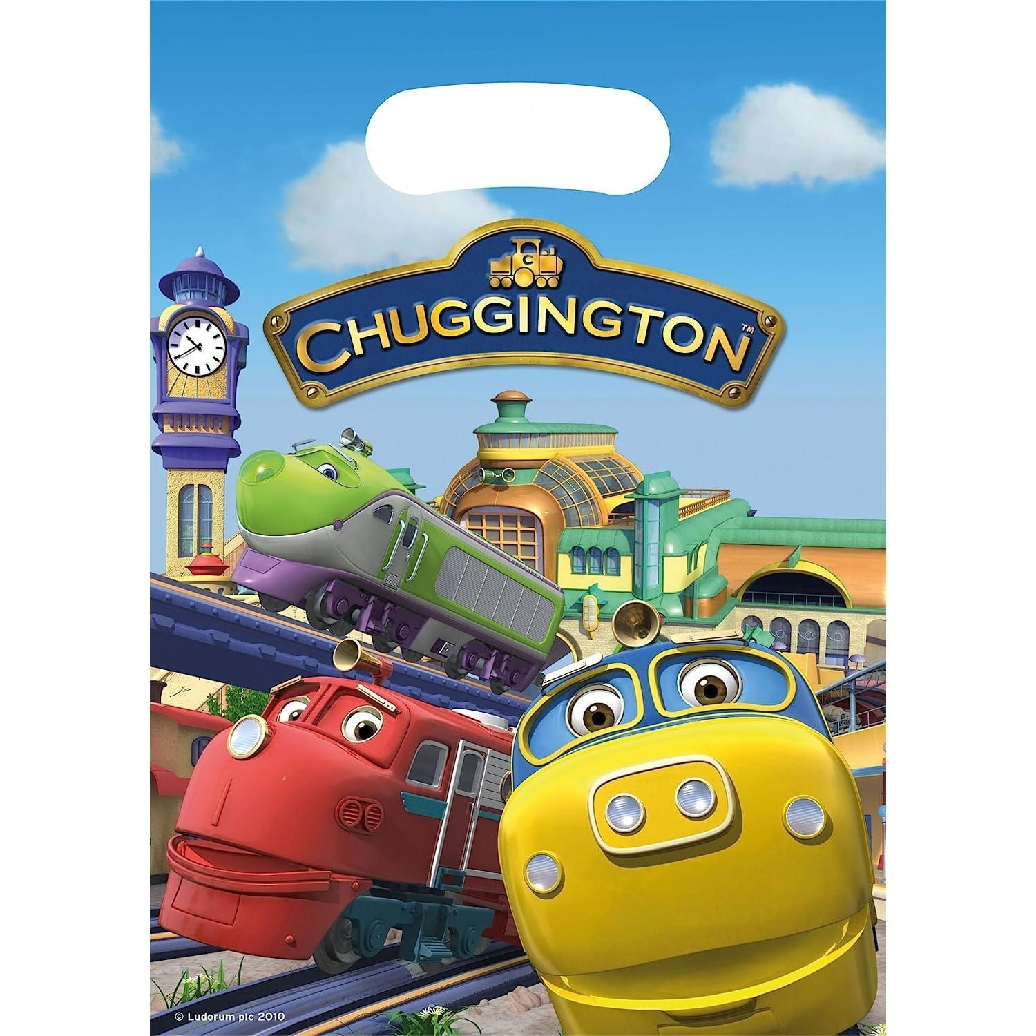 Chuggington Plastic Party Bags (Pack of 6) - Walmart.com