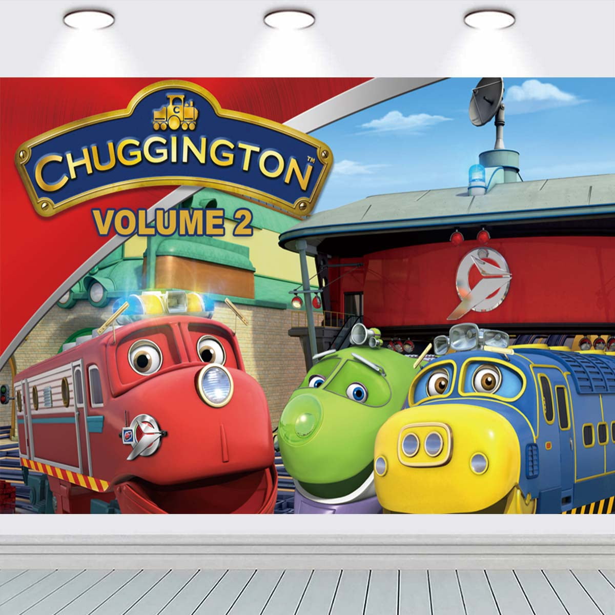 Chuggington school Backdrop Background Banner Birthday Party Supplies ...