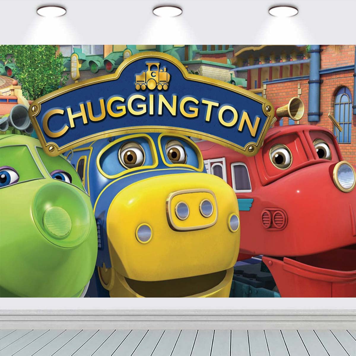 Chuggington school Backdrop Background Banner Taspestry Wall Decor ...