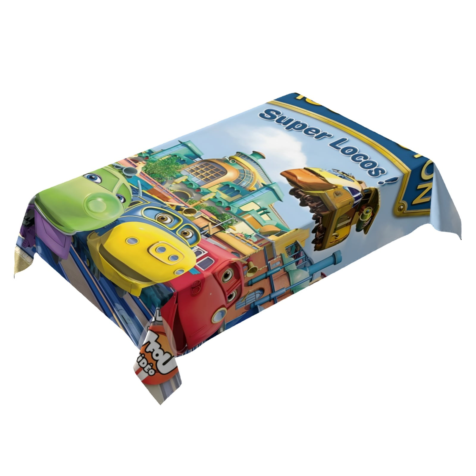 Chuggington square tablecloth has an iconic print, fits most tables ...
