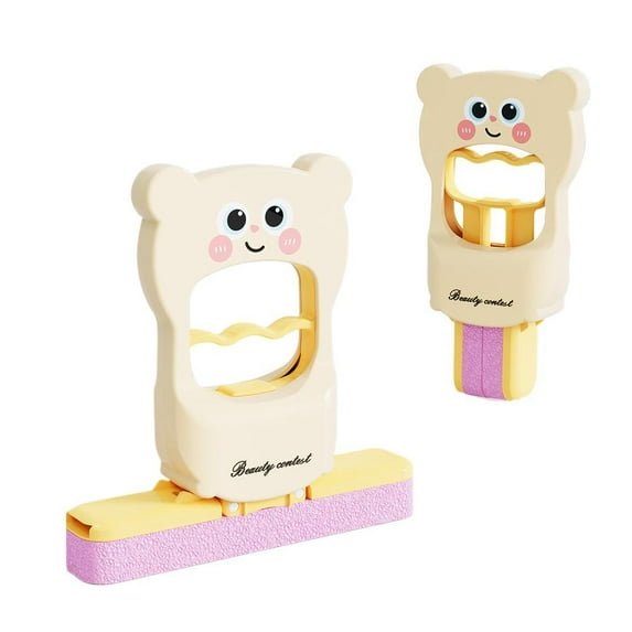 Chuip Cute Cartoon Bear Mini Handheld Mop, Foldable Microfiber for ...