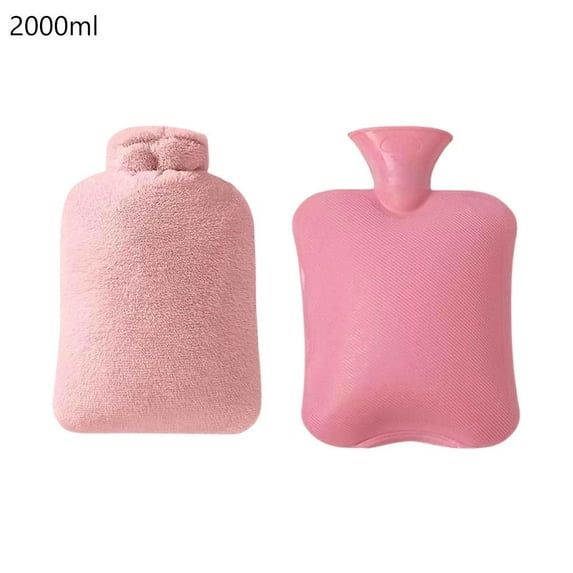 Chuip Hot Water Bottle with Soft PVC Cover - Heat-Resistant and Leak ...
