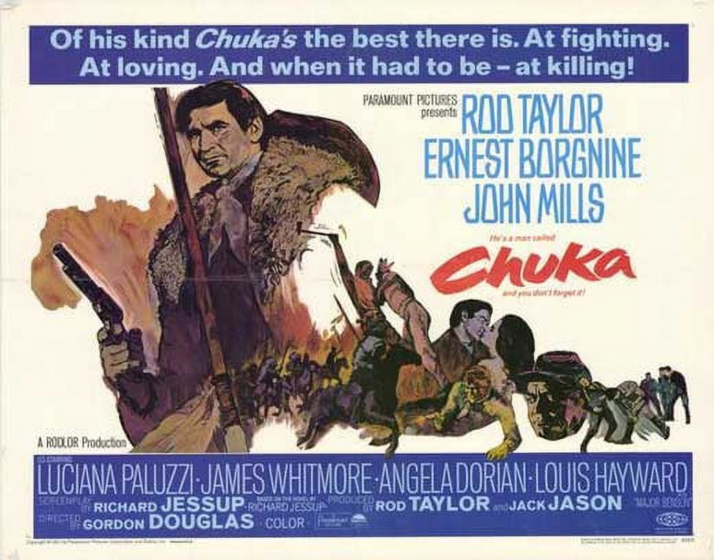 Chuka - movie POSTER (Style A) (11" x 14") (1967) - Walmart.com