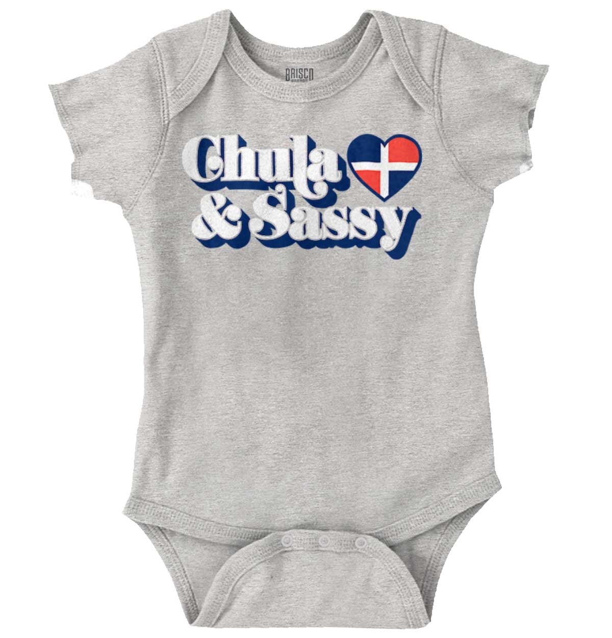 Chula and Sassy Cute Proud Dominicana Bodysuit Jumper Girls Infant Baby ...