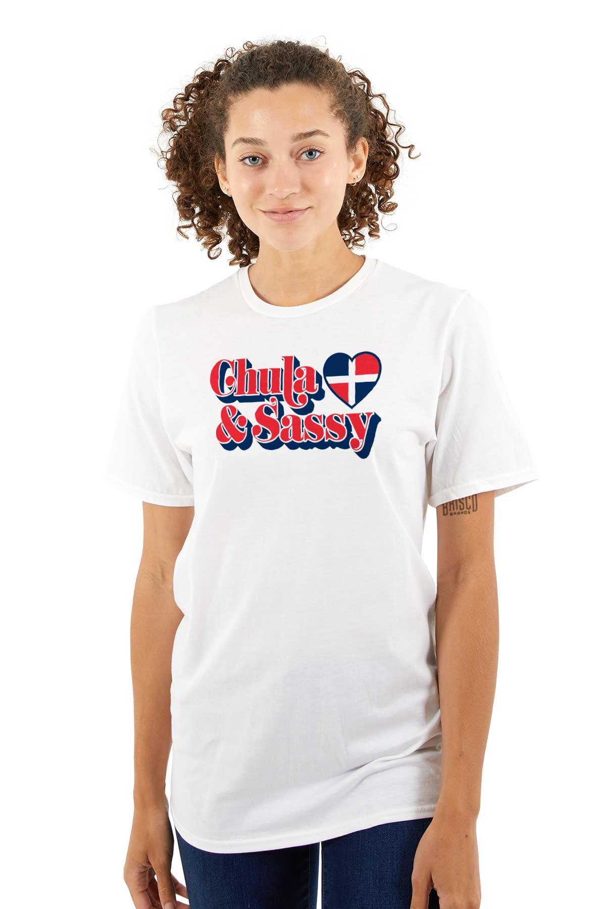 Chula and Sassy Cute Proud Dominicana Women's Graphic T Shirt Tees ...
