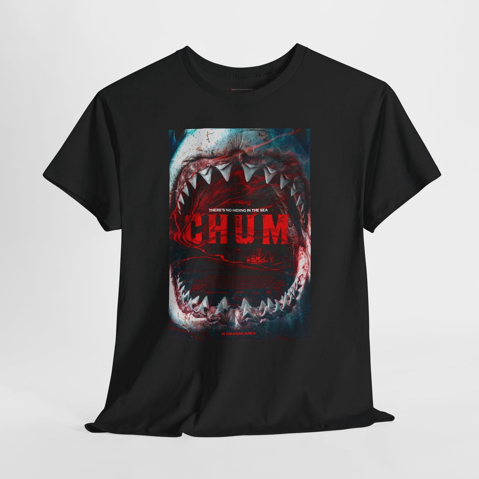 Chum 2026 Retro Movie Poster Horror Unisex Graphic T-Shirt - Walmart.com