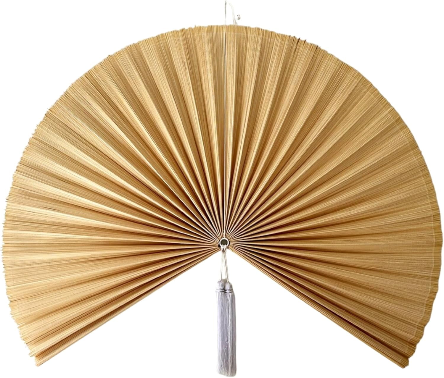 ChumDecor Fan Wall Decor, Japanese Giant Fan, Large Bamboo Fan Wall Art ...