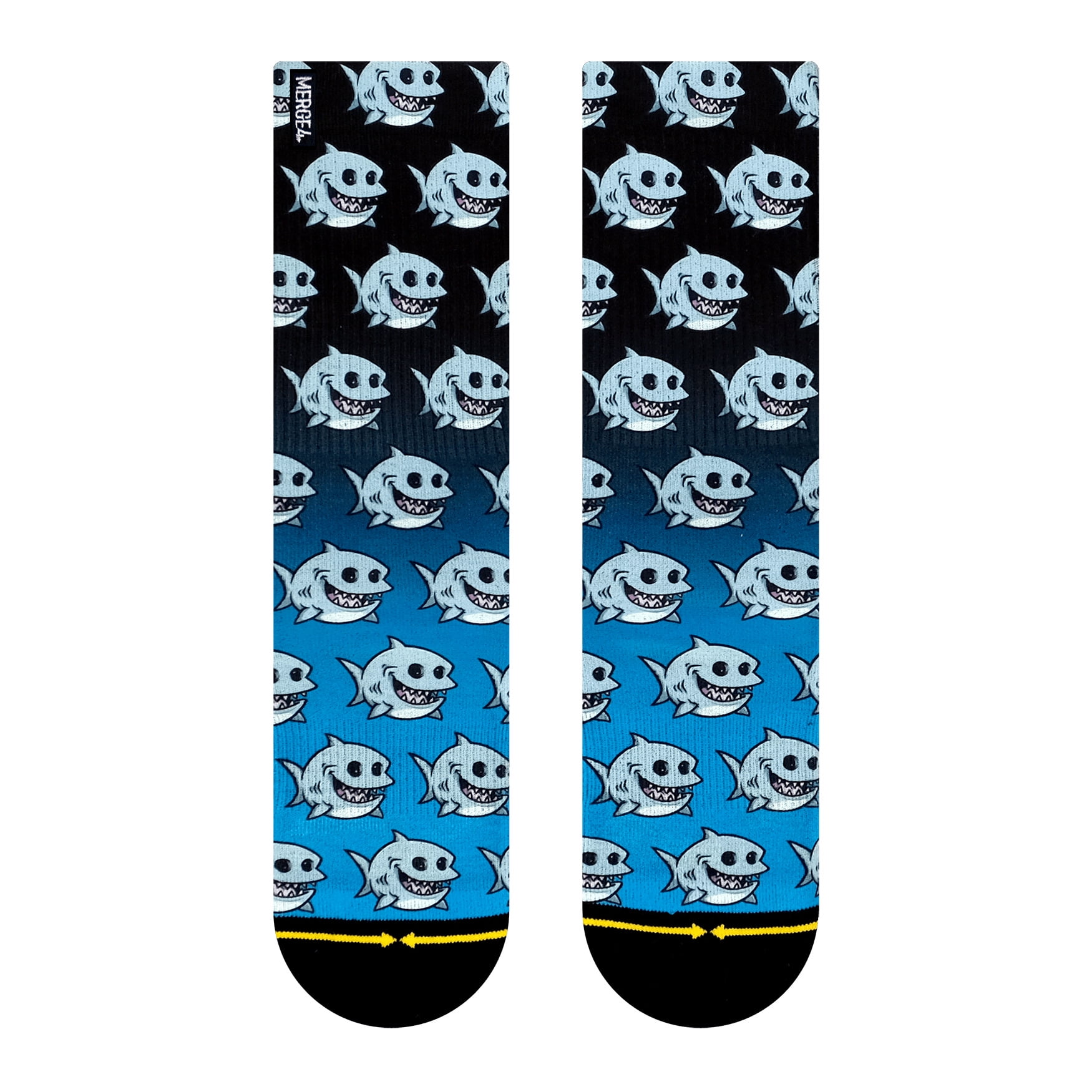 Chump Magic Fat Shark Crew Socks - Walmart.com