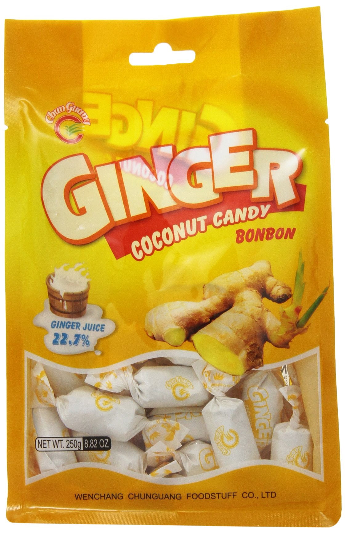 Chun Guang candy, Ginger/Coconut, MFF30 8.82 Ounce - Walmart.com
