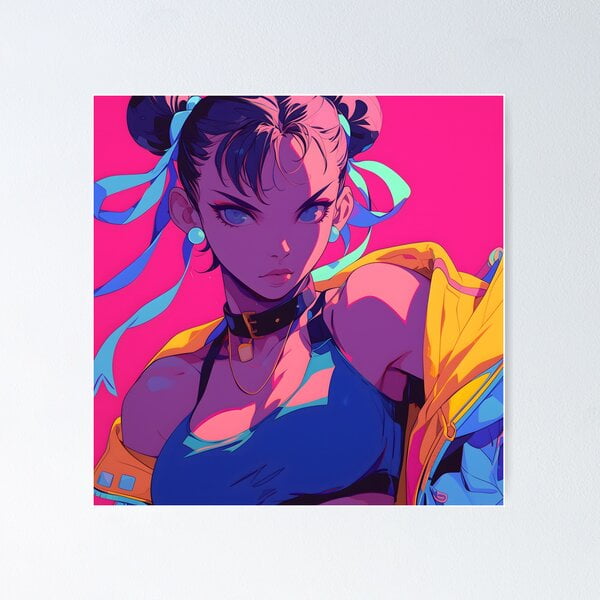 Chun Li - 6 Poster Wall Art, Modern Wall Decor For Living Room Bedroom ...