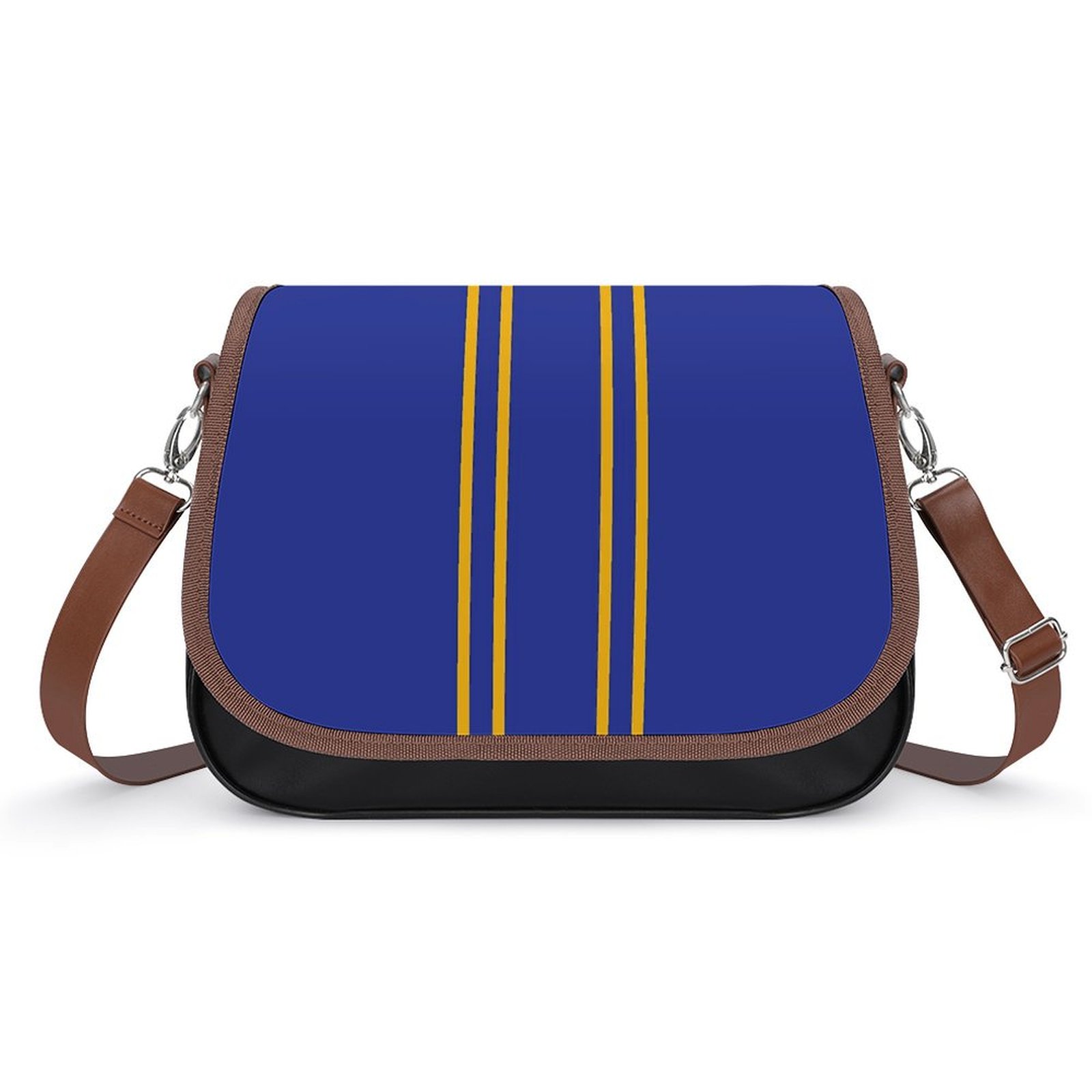 Chun Li Collant Stripes Pu Leather Shoulder Bag Essential For Daily ...