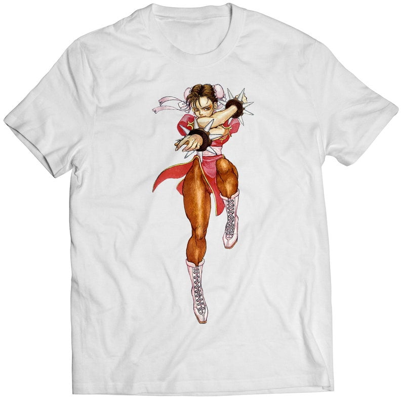 Chun Li SF2 Champion Edition Premium Unisex T-shirt (vectorized Design ...