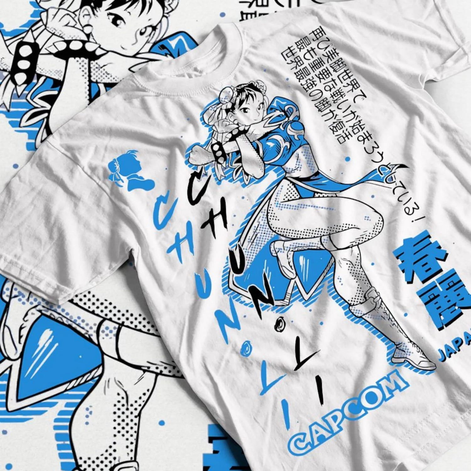 Chun-Li "Strongest Woman" Streetwear Graphic Tee, Cotton Unisex Style T ...