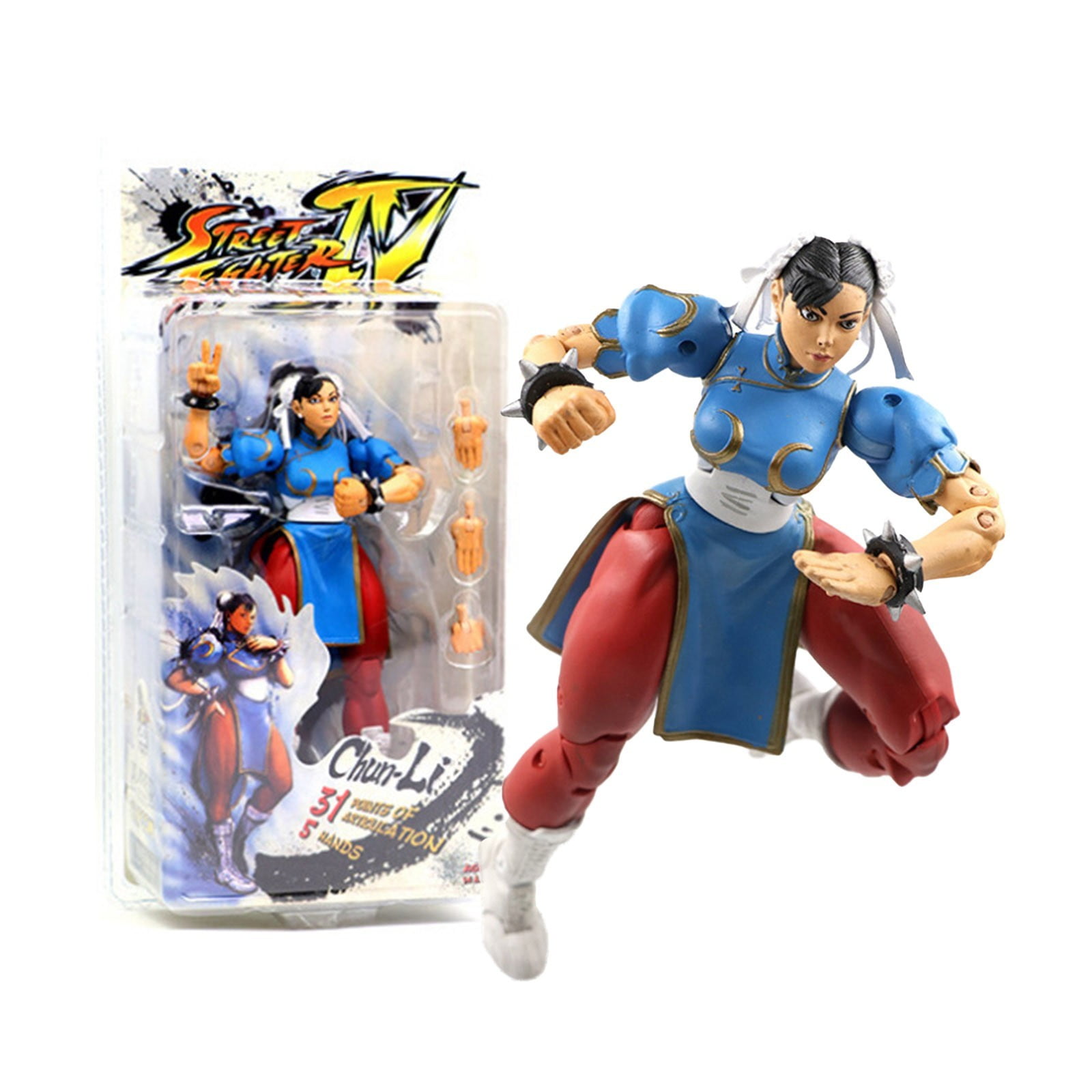 Chun-Li VS Akuma 13" Moveable Action Figure with Accessories, Fighter ...