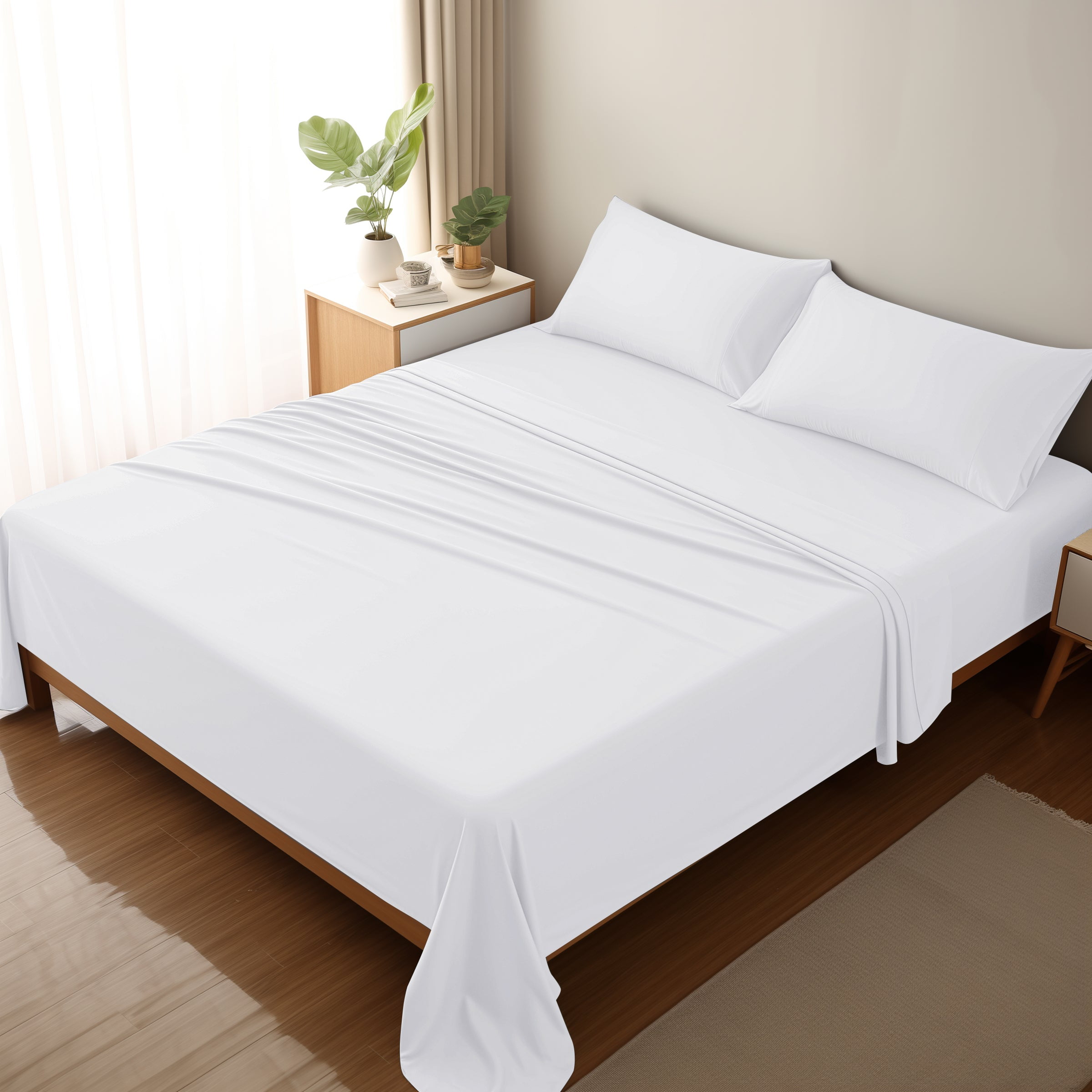Chun Yi Deep Pocket Bed Sheets Set 3-Piece Twin XL Bed Sets Soft ...