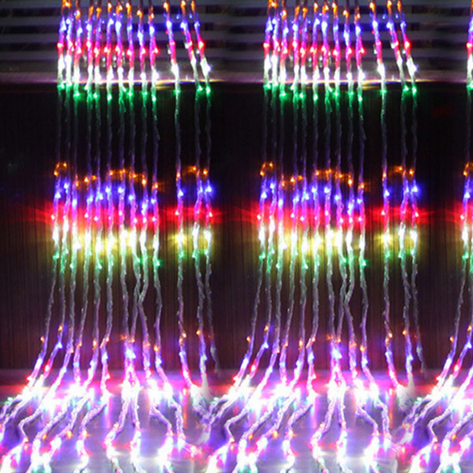ChunLiang 3x2/3x3/6x3M LED Meteor Shower Rain Waterfall Curtain Lights ...