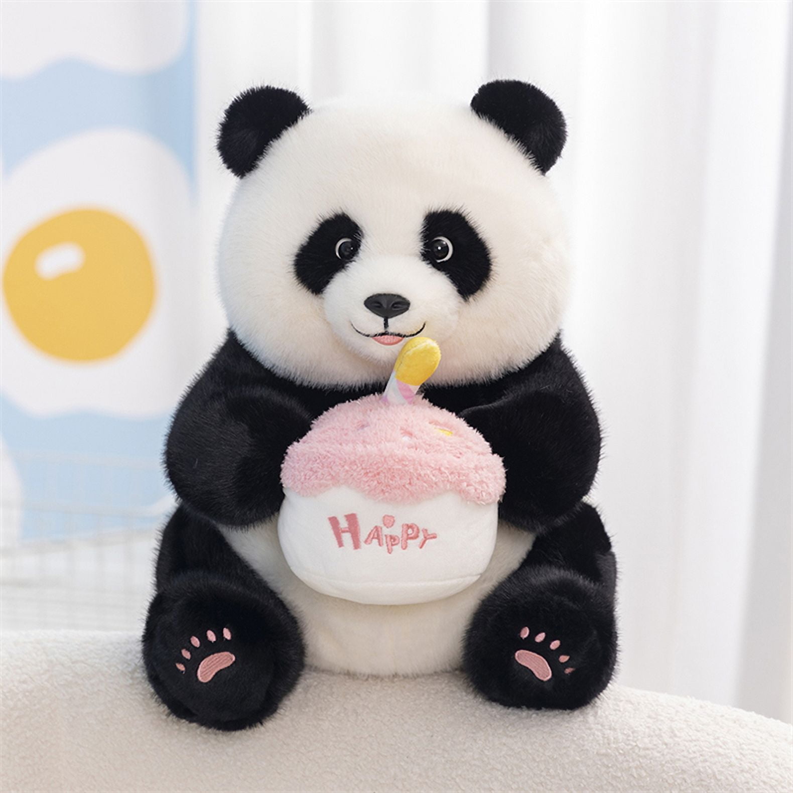 ChunLiang Cute Panda Plush Toy Birthday Gifts Kawaii Cake Panda Doll ...