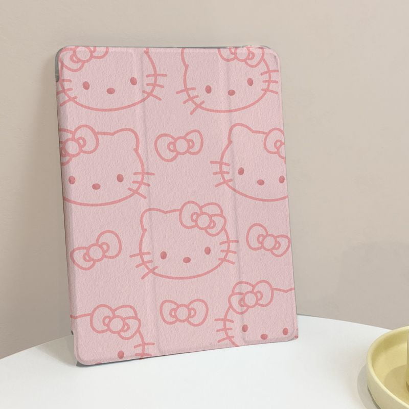 ChunLiang Kawaii Hello Kitty IPad Protective Shell MINISO Anime ...