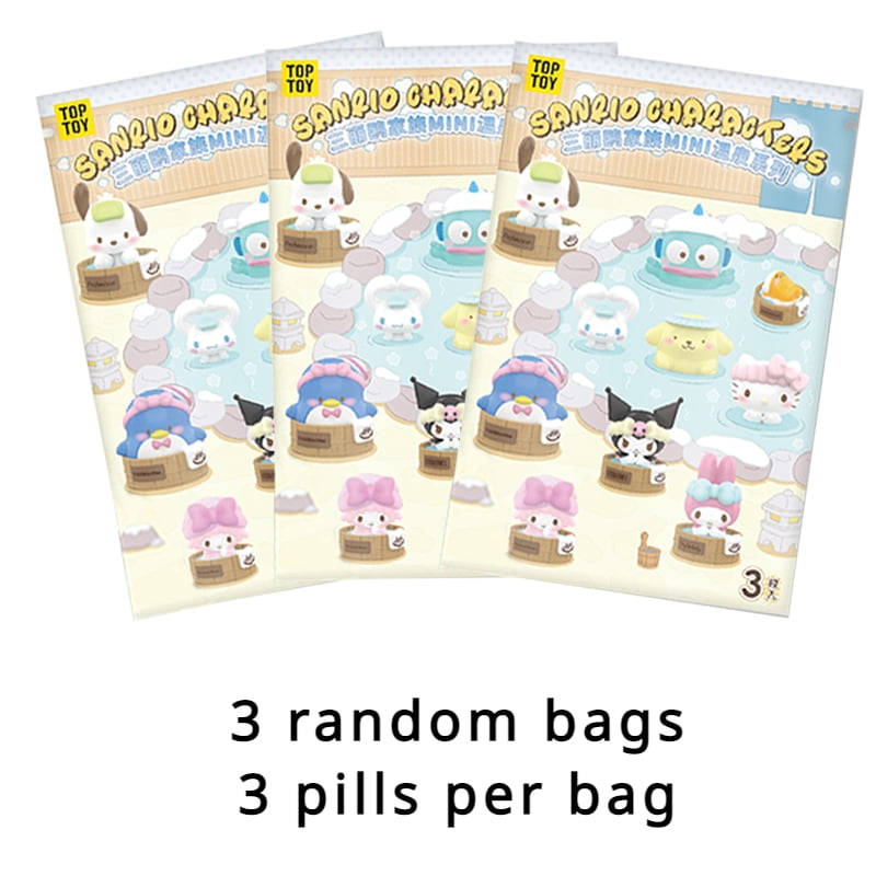 ChunLiang Sanrio Blind Box MINI Hot Spring Series Trendy Ornaments ...