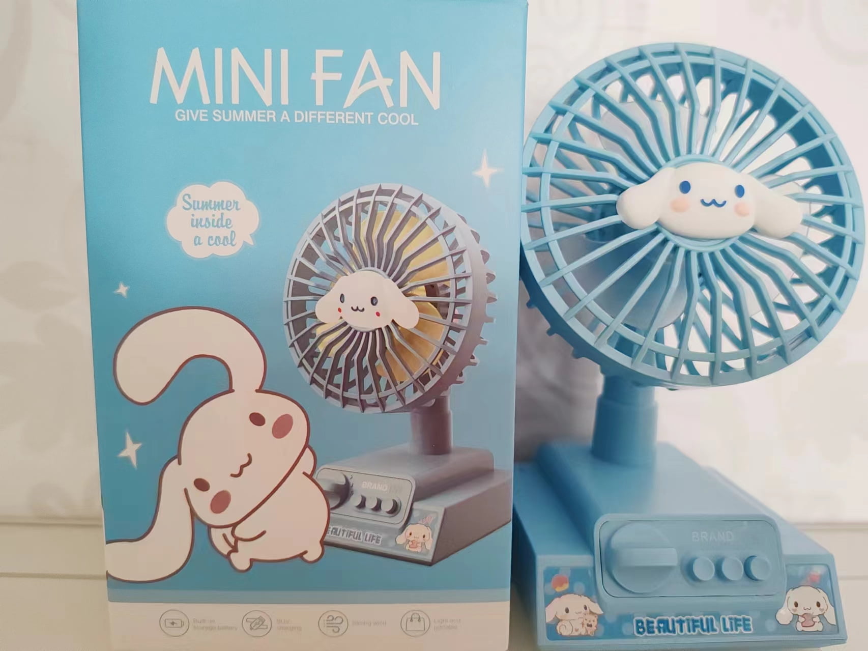 ChunLiang Sanrio Electric Fan Cartoon Hello KittyMy melody ...