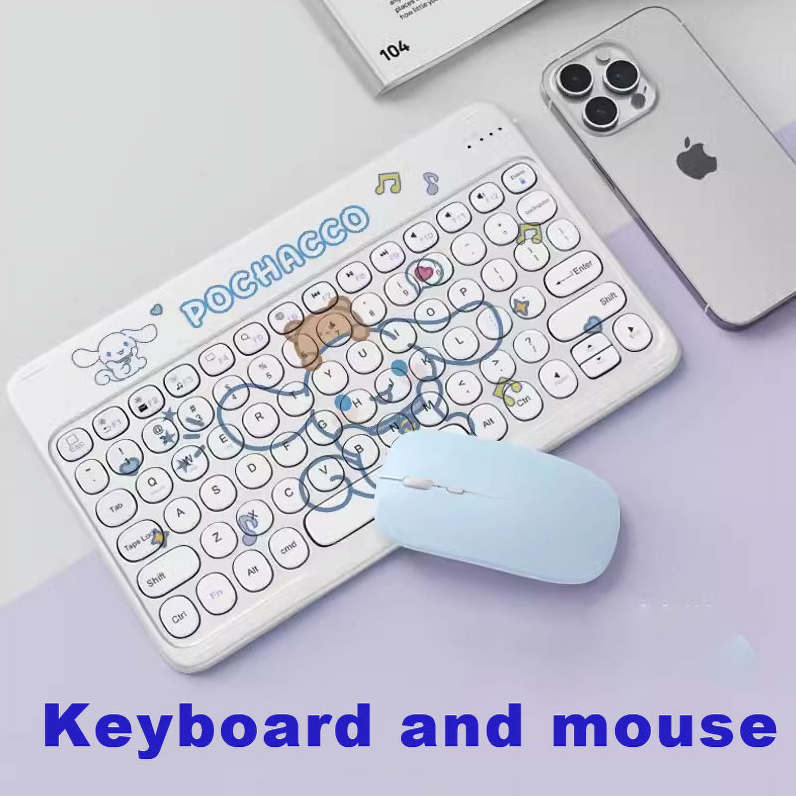 ChunLiang Sanrio Melody Kuromi Bluetooth Keyboard Suitable for IPad ...