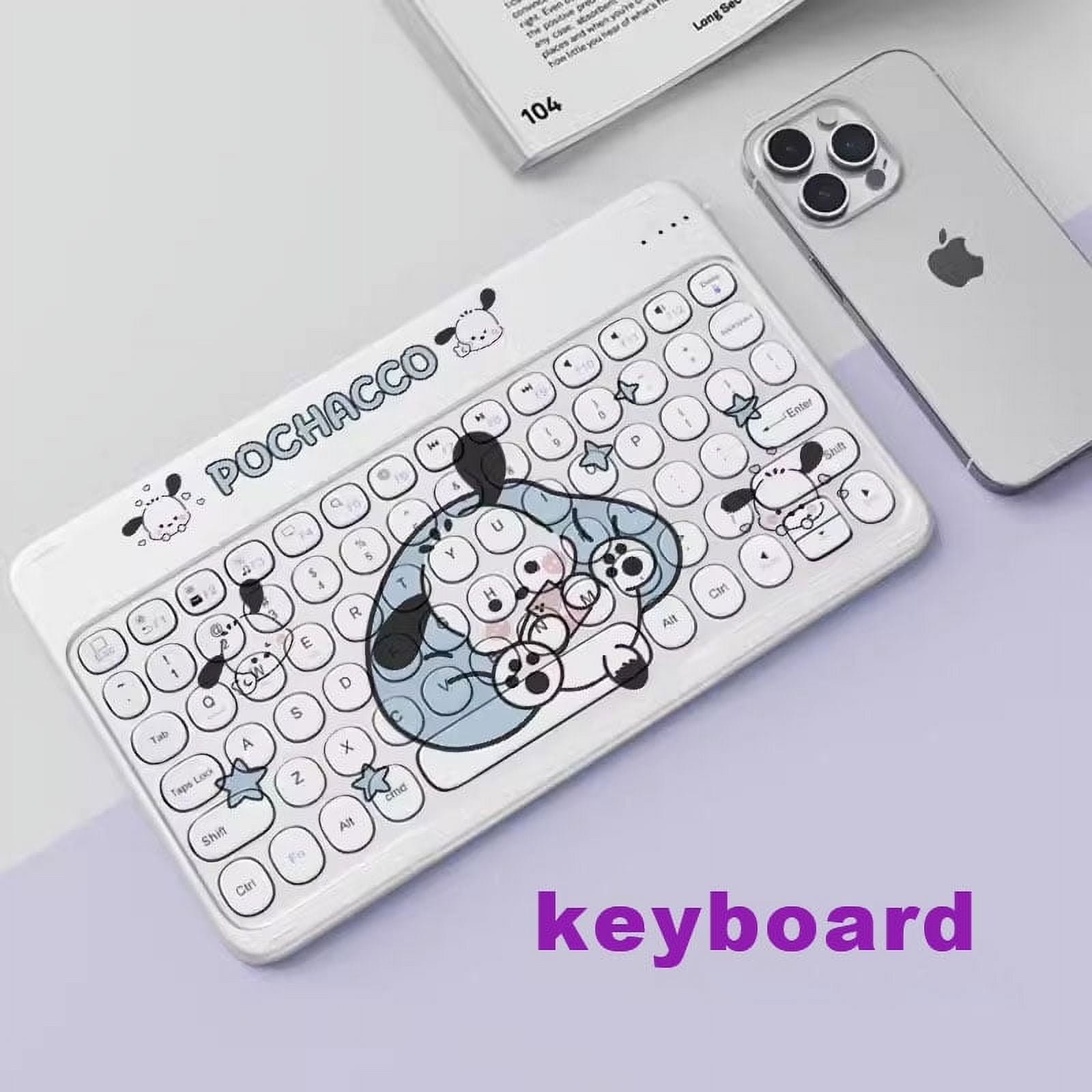 ChunLiang Sanrio Melody Kuromi Bluetooth Keyboard Suitable for IPad ...