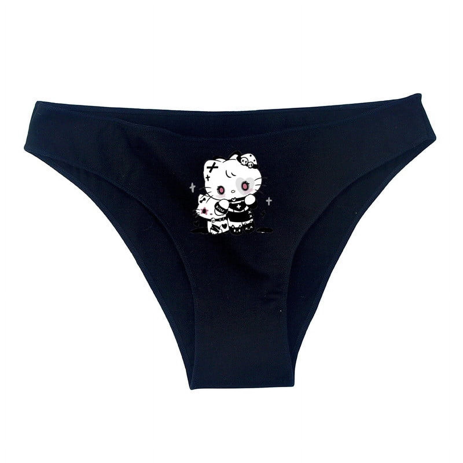 Chunliang Sexy Briefs For Girls Cartoon Hello Kitty Anime Kuromi Figure