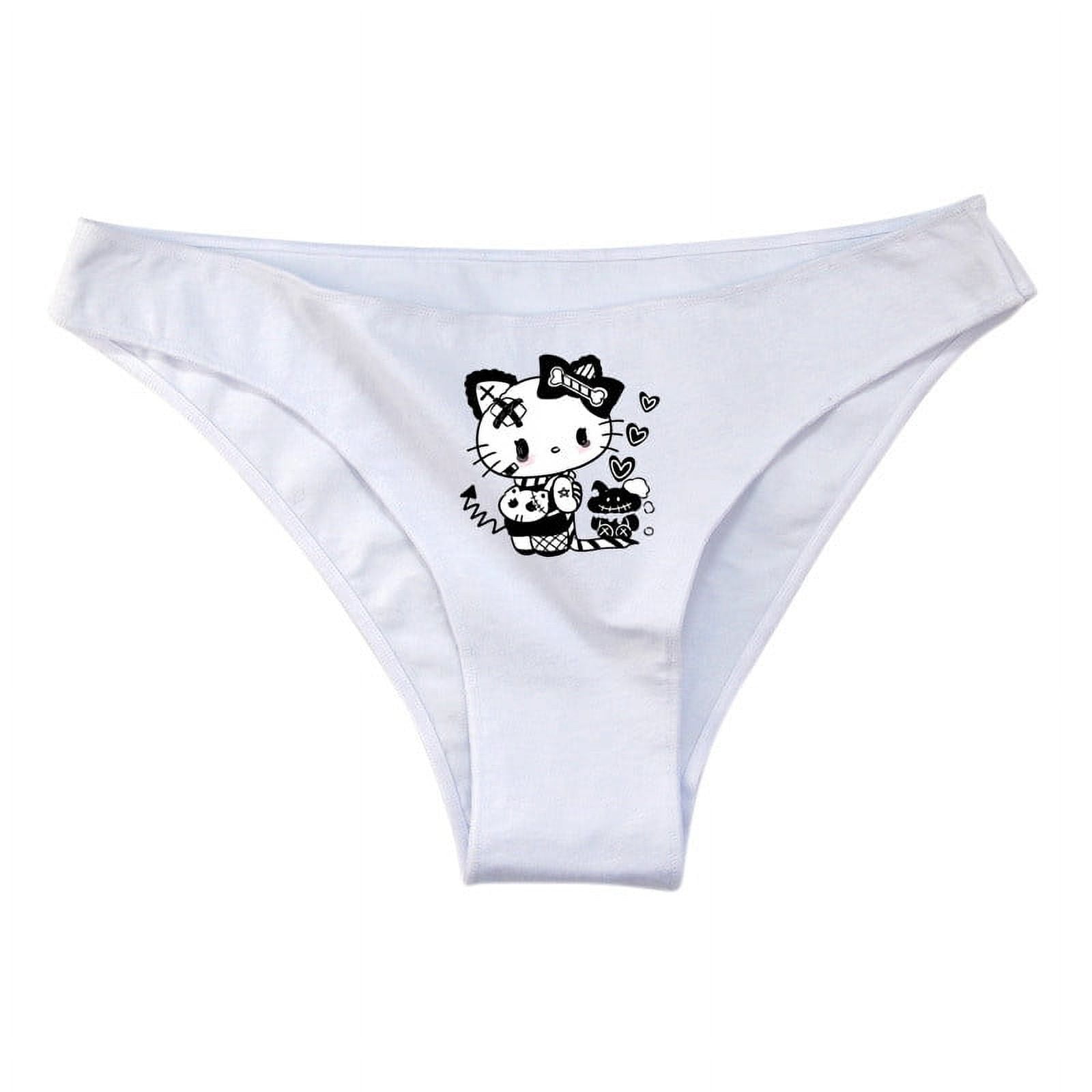 Chunliang Sexy Briefs For Girls Cartoon Hello Kitty Anime Kuromi Figure