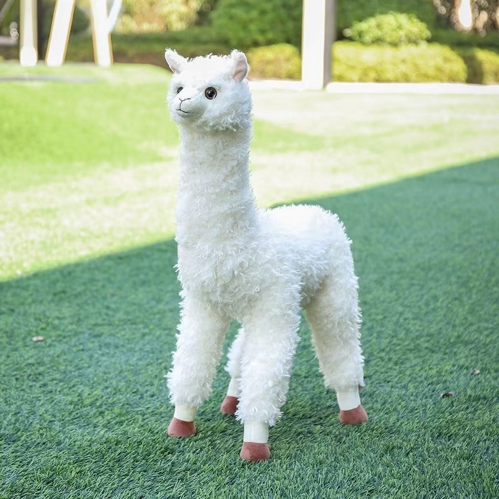 ChunLiang Soft Aplaca Plush Toys Stuffed Animals Lifelike Llama Cream ...