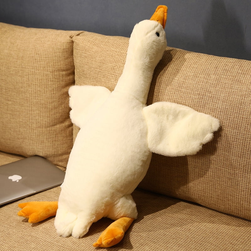 ChunLiang White Giant Goose Plush Toy Hug Stuffed Animal Duck Kawaii ...