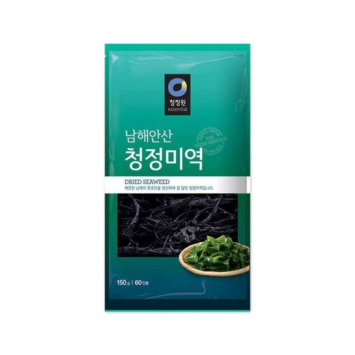 Chung Jung One O'Food Dried Seaweed, Korean MDH1Miyeok Baby Wakame Cut ...