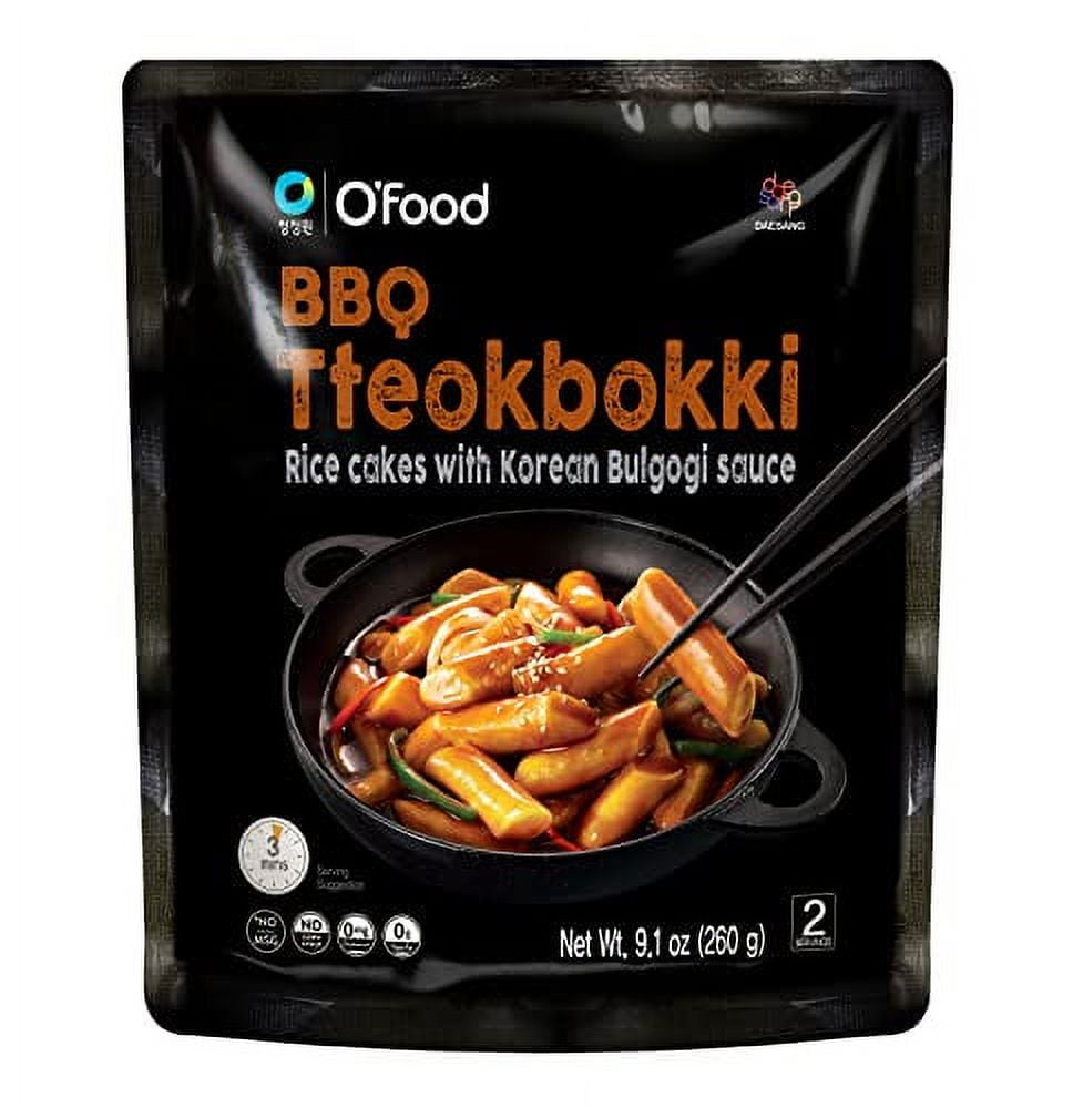 Chung Jung One O'Food Tteokbokki, Korean Rice Cakes with Red Chili, No MSG, No Corn Syrup ...