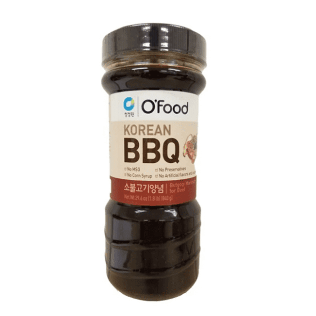 Chung Jung One O'food Korean BBQ (Beef Bulgogi Marinade), 1.8 Pounds, 1 Jar - Walmart.com