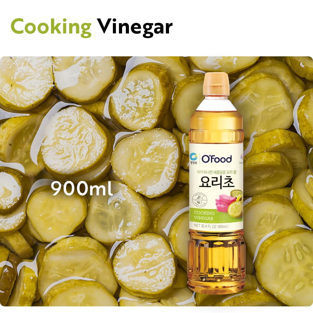 Chung Jung One TWE5 O'Food Premium Korean Vinegar, Kitchen Essential ...
