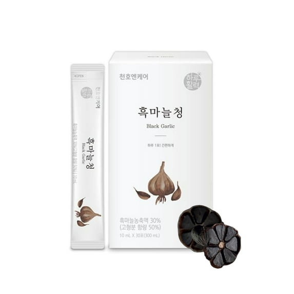ChunhoNcare Korean Black Garlic Juice, Aged Garlic Extract with 9 ...