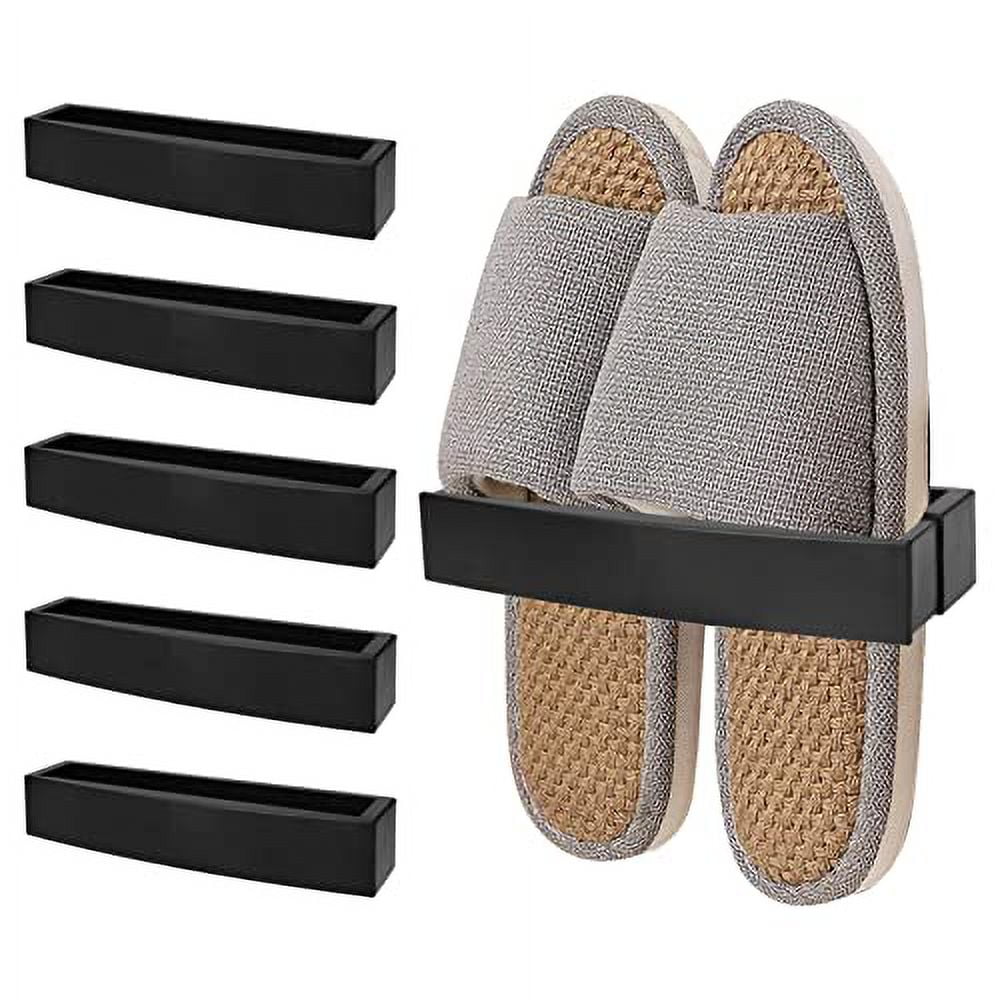 Chunhong 5Pcs Wall Mounted Shoe Rack, Retractable Shoe Holder for Back ...