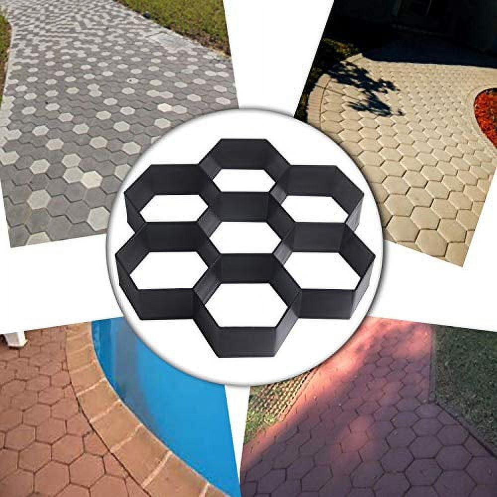 Chunhong DIY Patio Walk Maker Stepping Stone Concrete Paver Mold ...