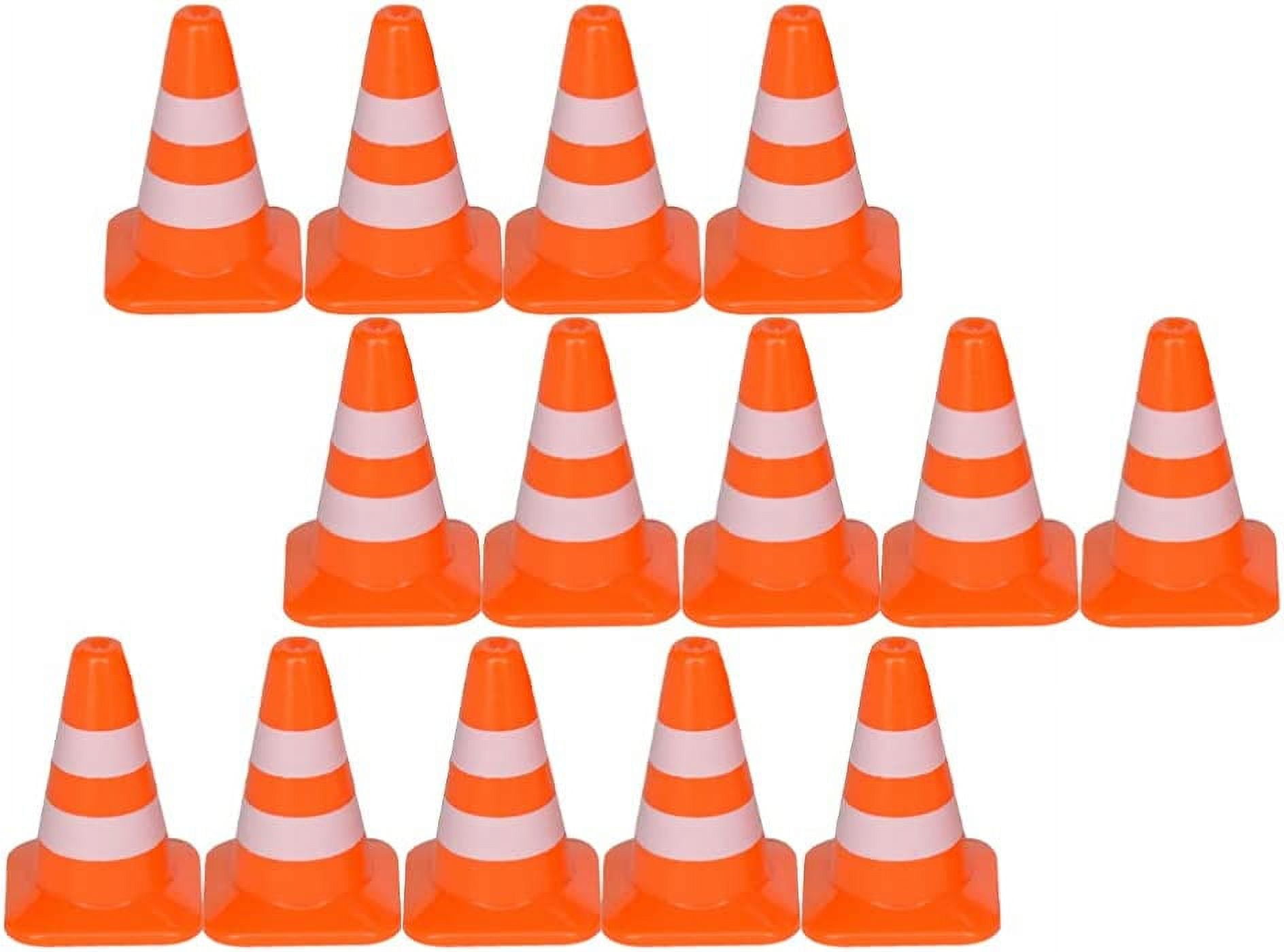 Chunhong Mini Traffic Cones,14 Pcs Traffic Cones Mini Road Parking ...