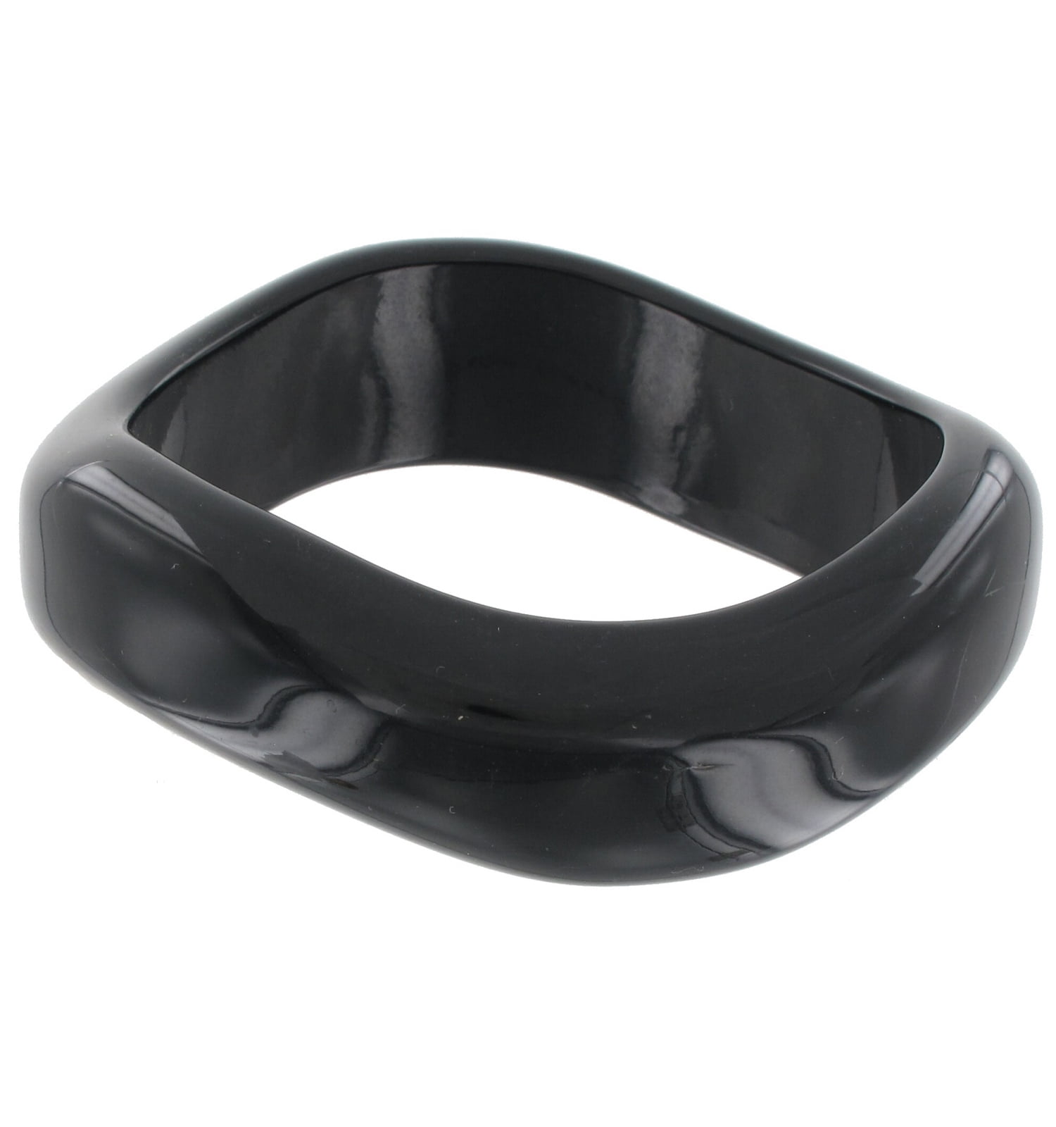 Black Plastic Bracelet